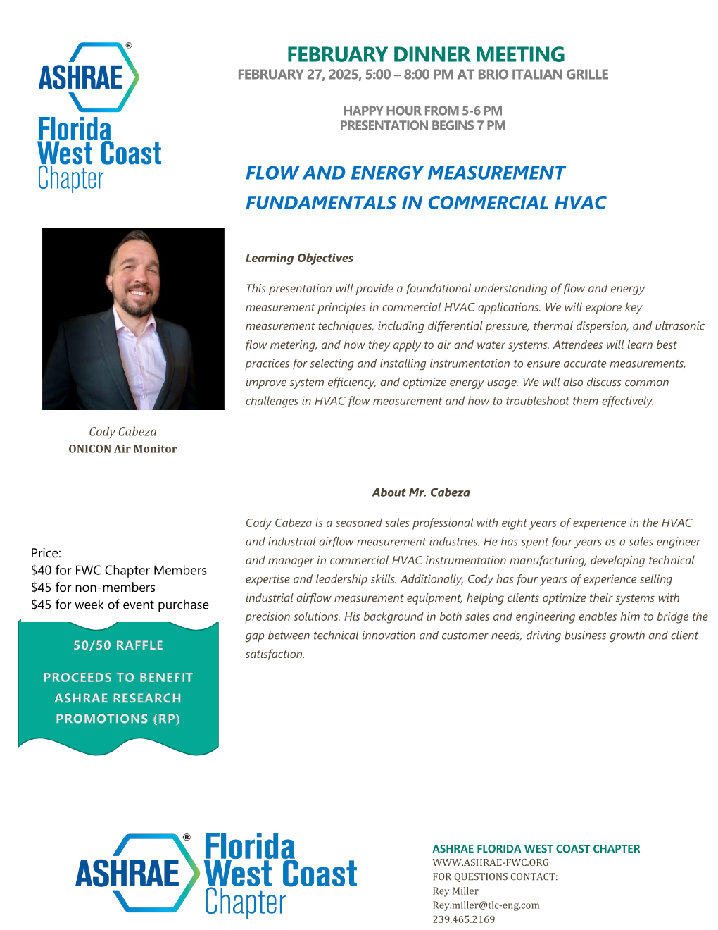 February Dinner Meeting - ASHRAE