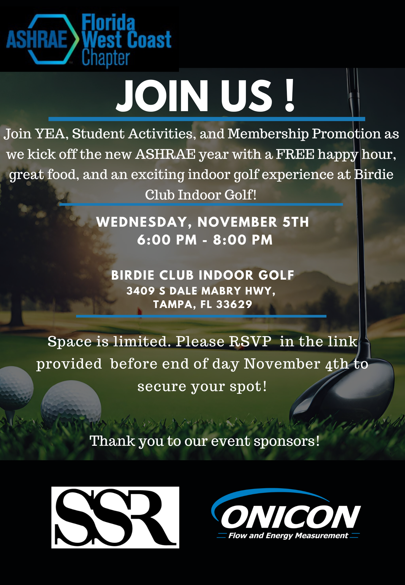 Expanded- November Birdie Club Event Flyer - ASHRAE